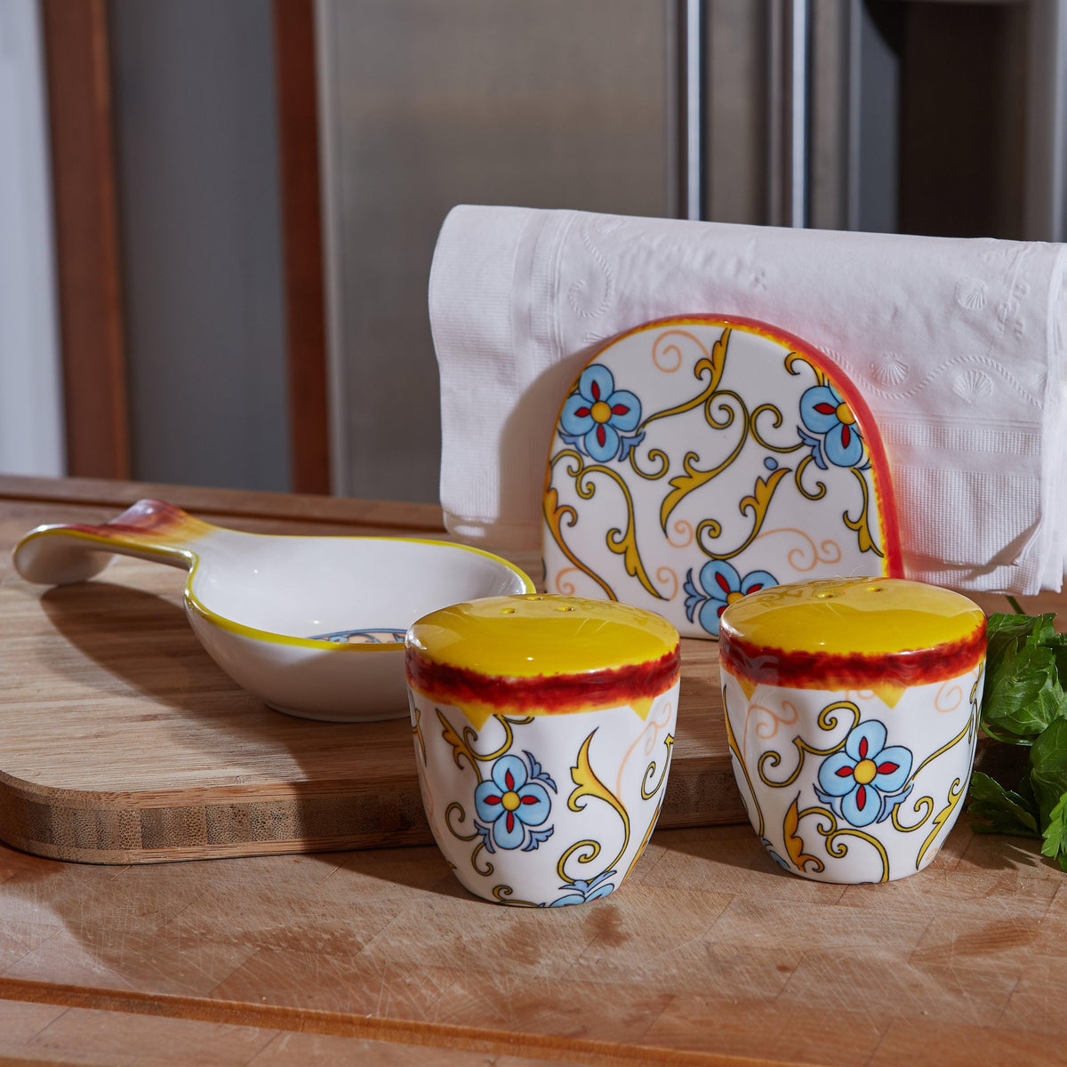 Duomo 4 Piece Table Accessory Set – Euro Ceramica